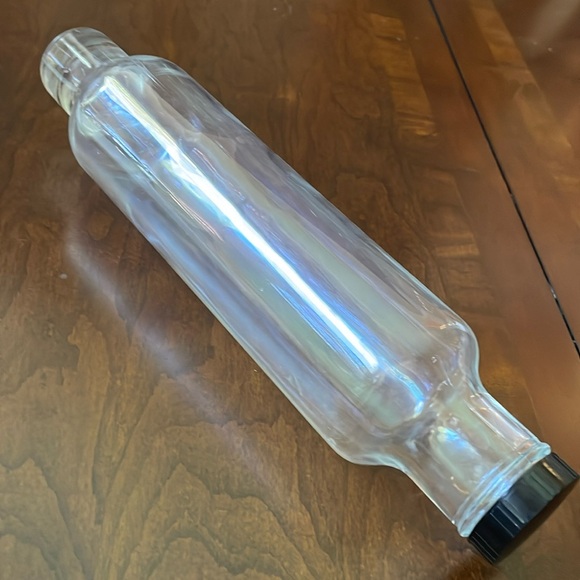Vintage | Kitchen | Vintage Glass Rolling Pin Bakelite End Cap Cold ...